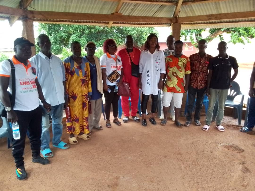 Issia- Bly Séry Emilienne du RHDP sème un vent de panique au PPA-CI par sa mobilisation ...